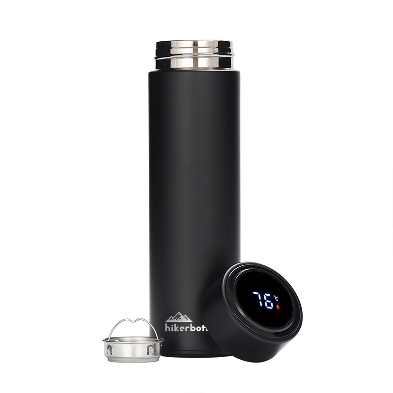 Termos Smart Hikerbottle, Display temperatura, Negru, 500 ml - eMAG.ro