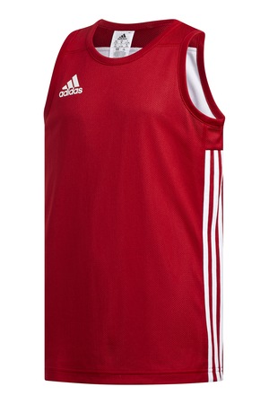 adidas Performance, Tricou reversibil fara maneci, pentru baschet, Rosu ...