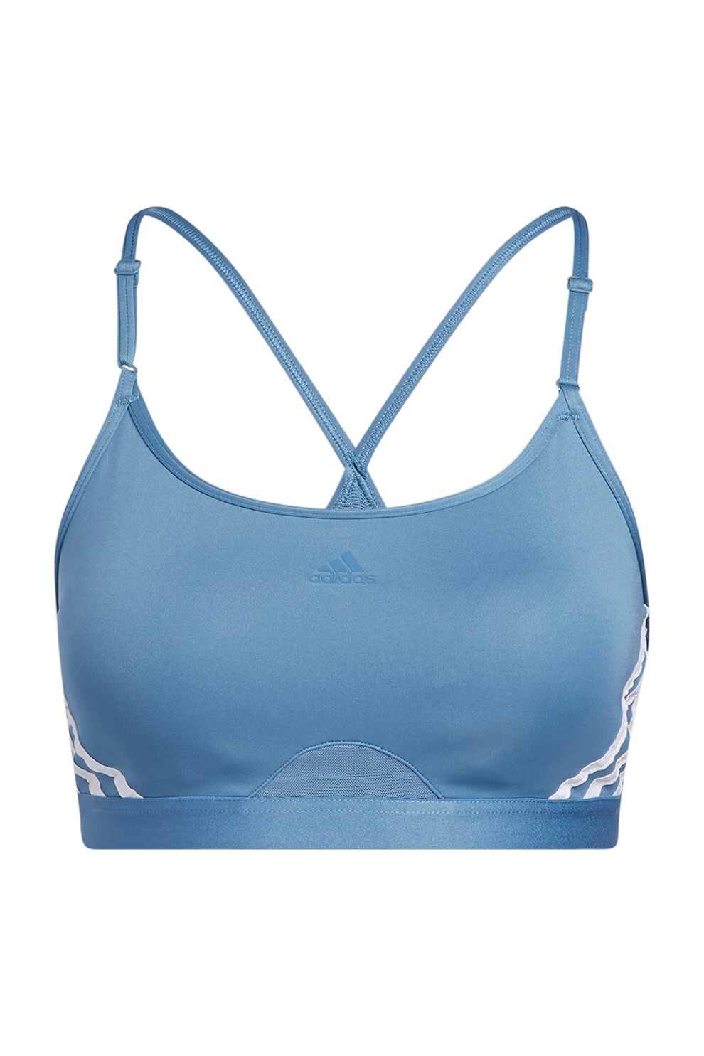 adidas Performance, Bustiera cu detaliu logo pentru fitness Aeroreact ...