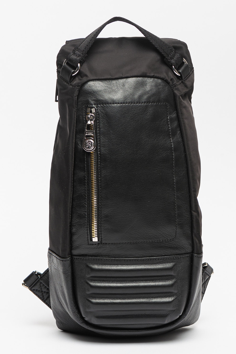 Diesel, Geanta sling cu garnituri din piele Bohio, Negru - eMAG.ro