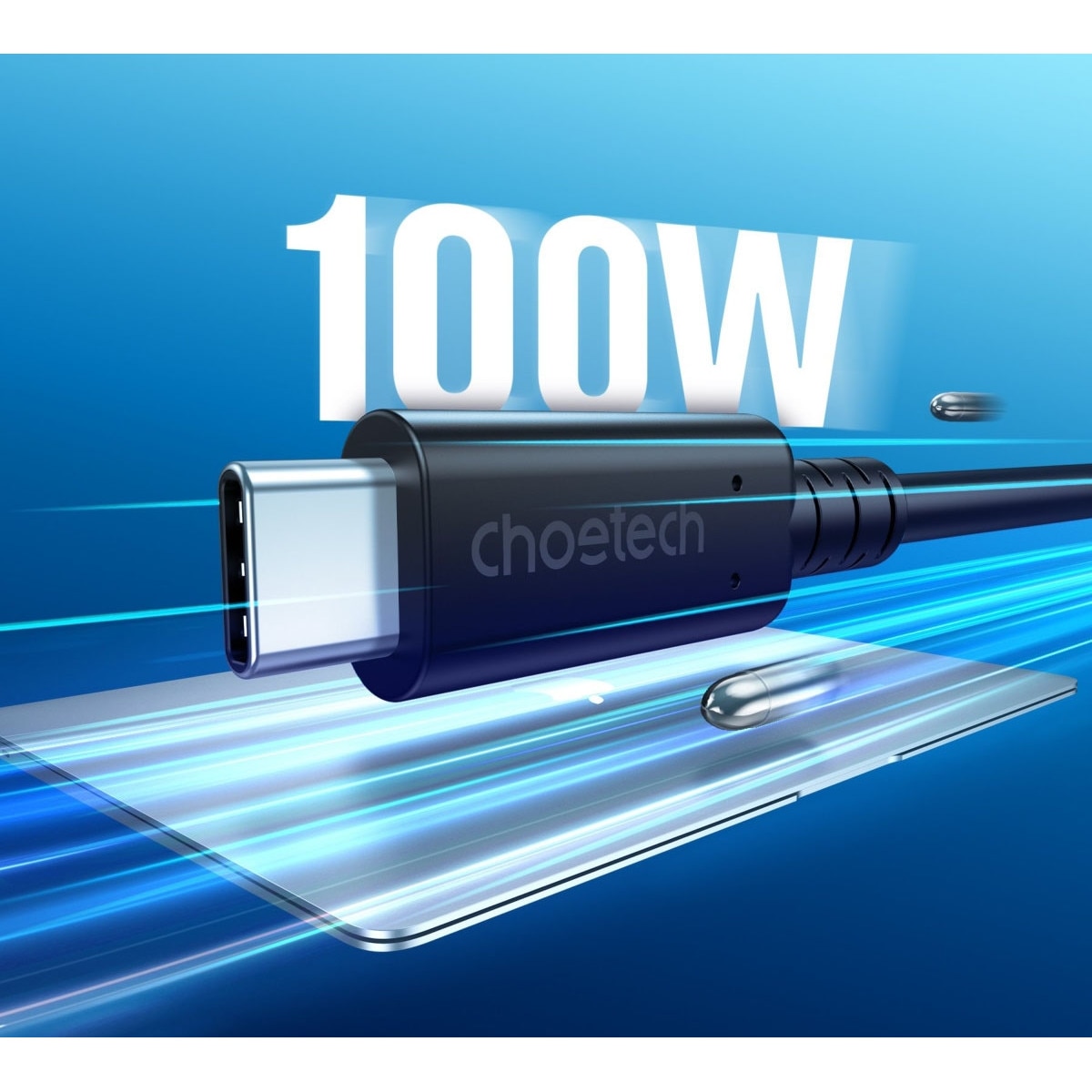 USB C - C kábel, USB4 GEN3 100 W, 40 GBPS / 8K 0,8 M, fekete - eMAG.hu