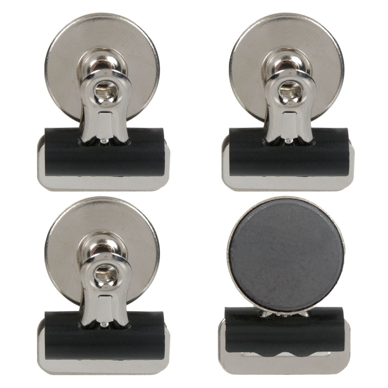 Set 4 magneti metalici cu clipsuri pentru poze, 3 cm - eMAG.ro