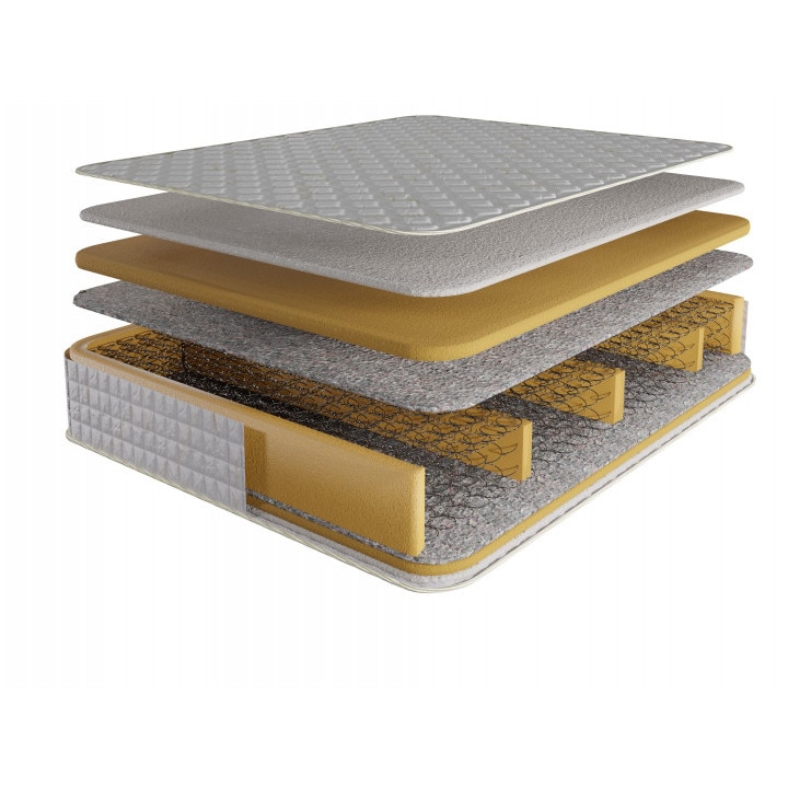 Saltea reversibila SALTEX Superortopedica, 100x190x20cm, cu plasa de ...