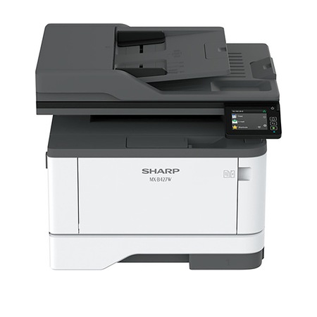 Imprimanta multifunctionala laser monocrom Sharp MX-B427W, DADF scanare ...