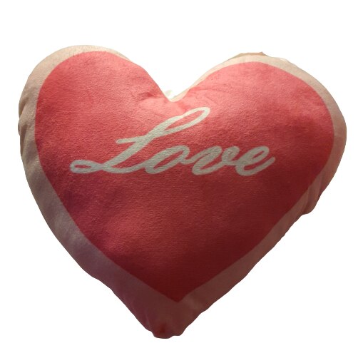 Inima de plus, Roz, 30 X 26 cm - eMAG.ro