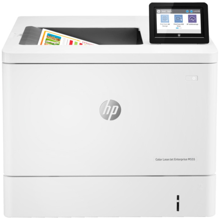 Imprimanta laser color HP LaserJet Enterprise Color M555dn, A4 - eMAG.ro