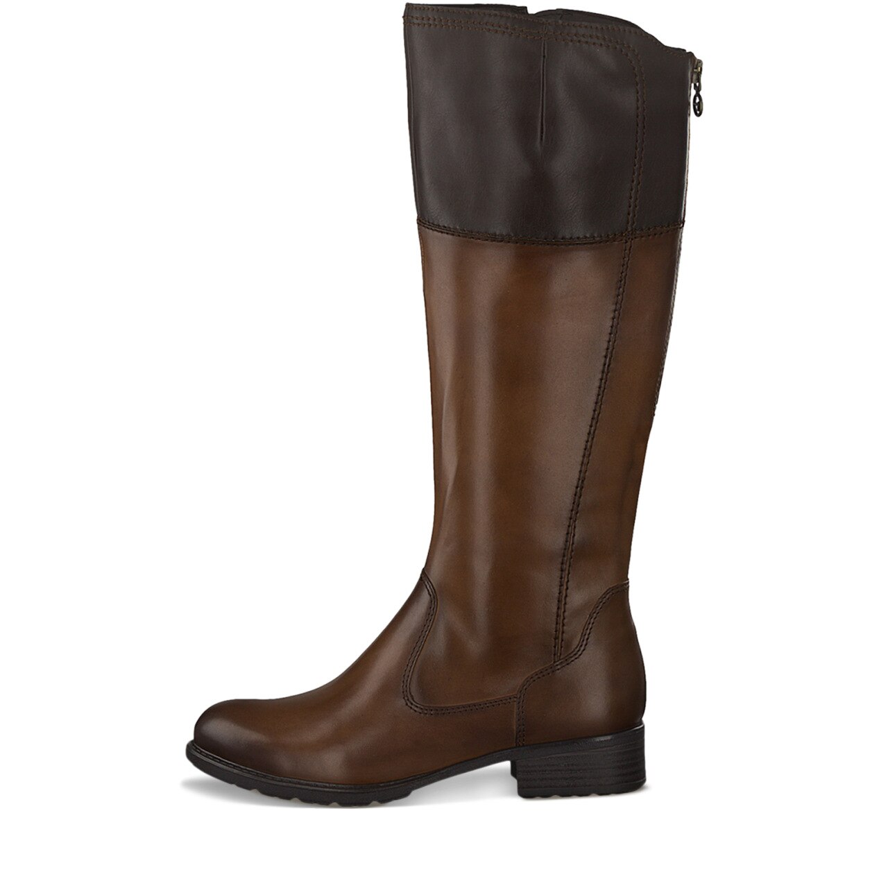 Cizme de dama, Tamaris, piele naturala, maro - eMAG.ro