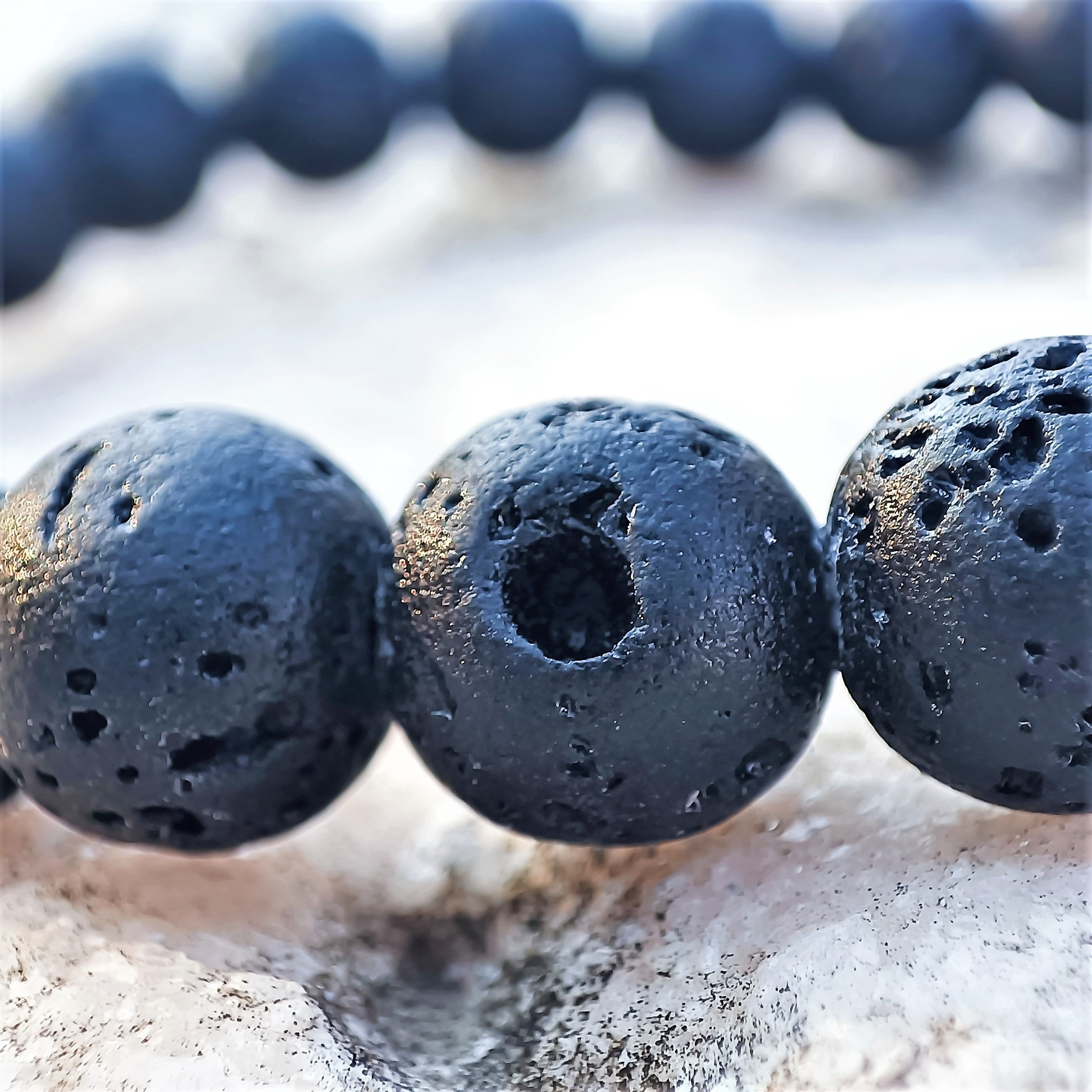 Bratara Roca Vulcanica barbat, Negru - eMAG.ro