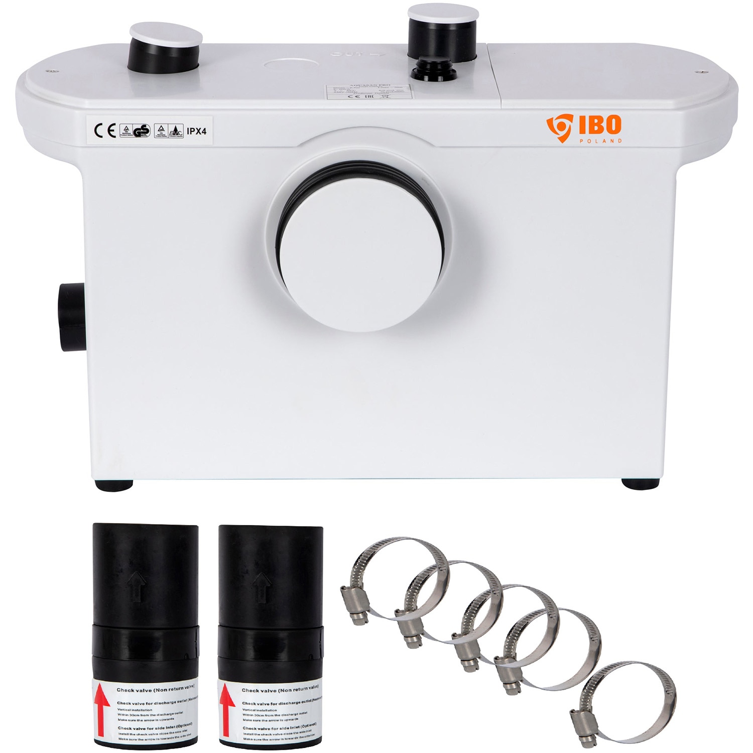 Pompa cu tocator WC IBO Dambat AquaSan PRO, 600W, 140 l/min - eMAG.ro