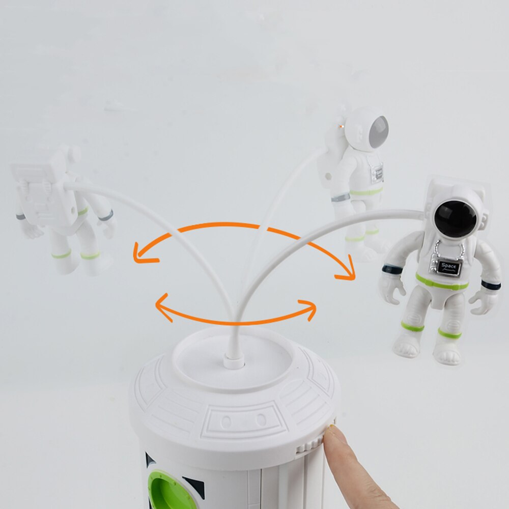 Statie spatiala cu lumini si sunete, 2 module rotative, trape, camere ...