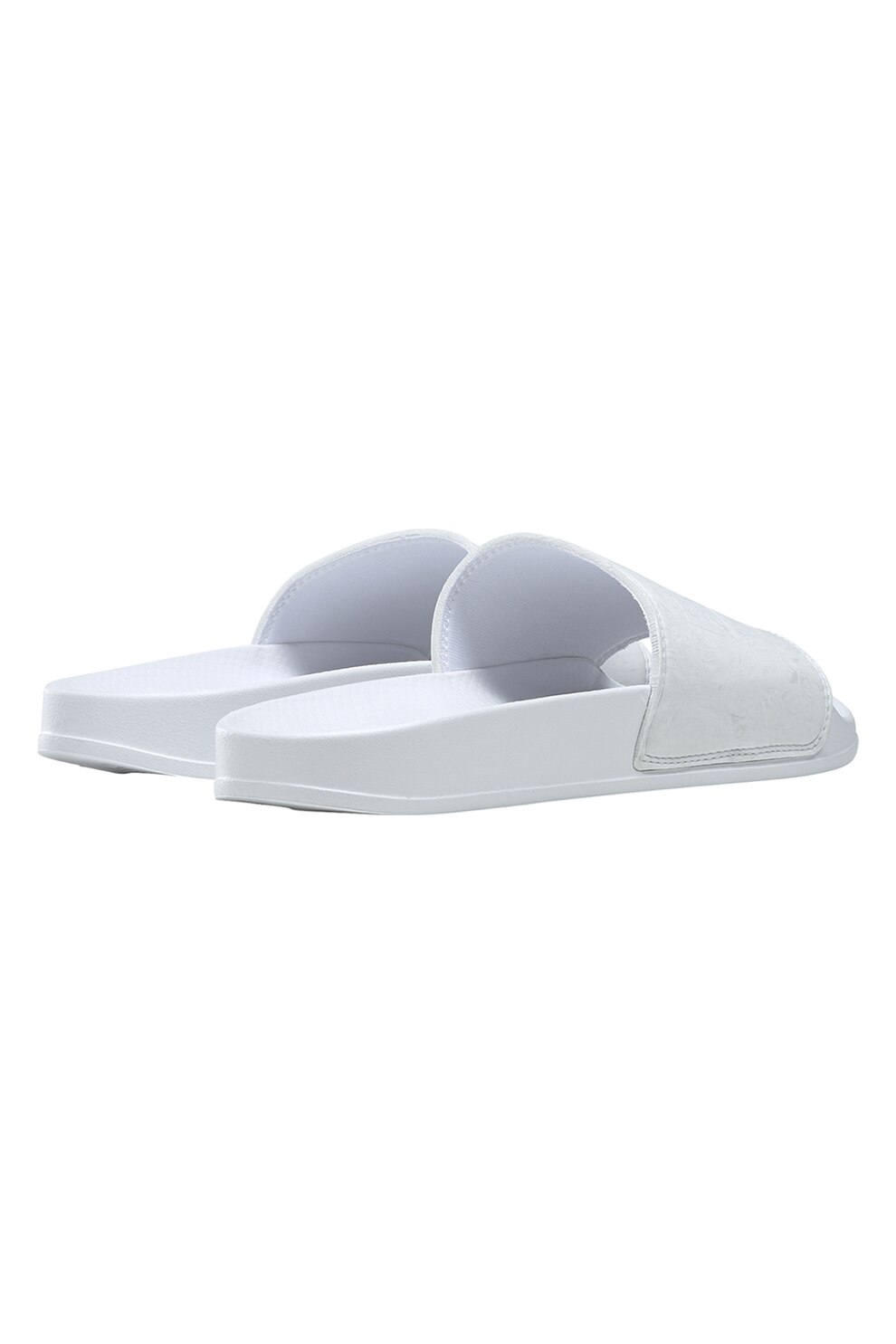 Reebok, Чехли за плуване Fulgere с лого, Бял, 6 - eMAG.bg