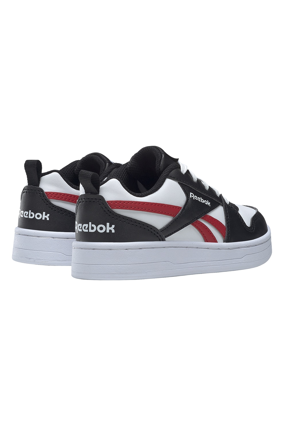 Reebok, Royal Prime 2 colorblock dizájnos műbőr sneaker, Fekete/Fehér ...