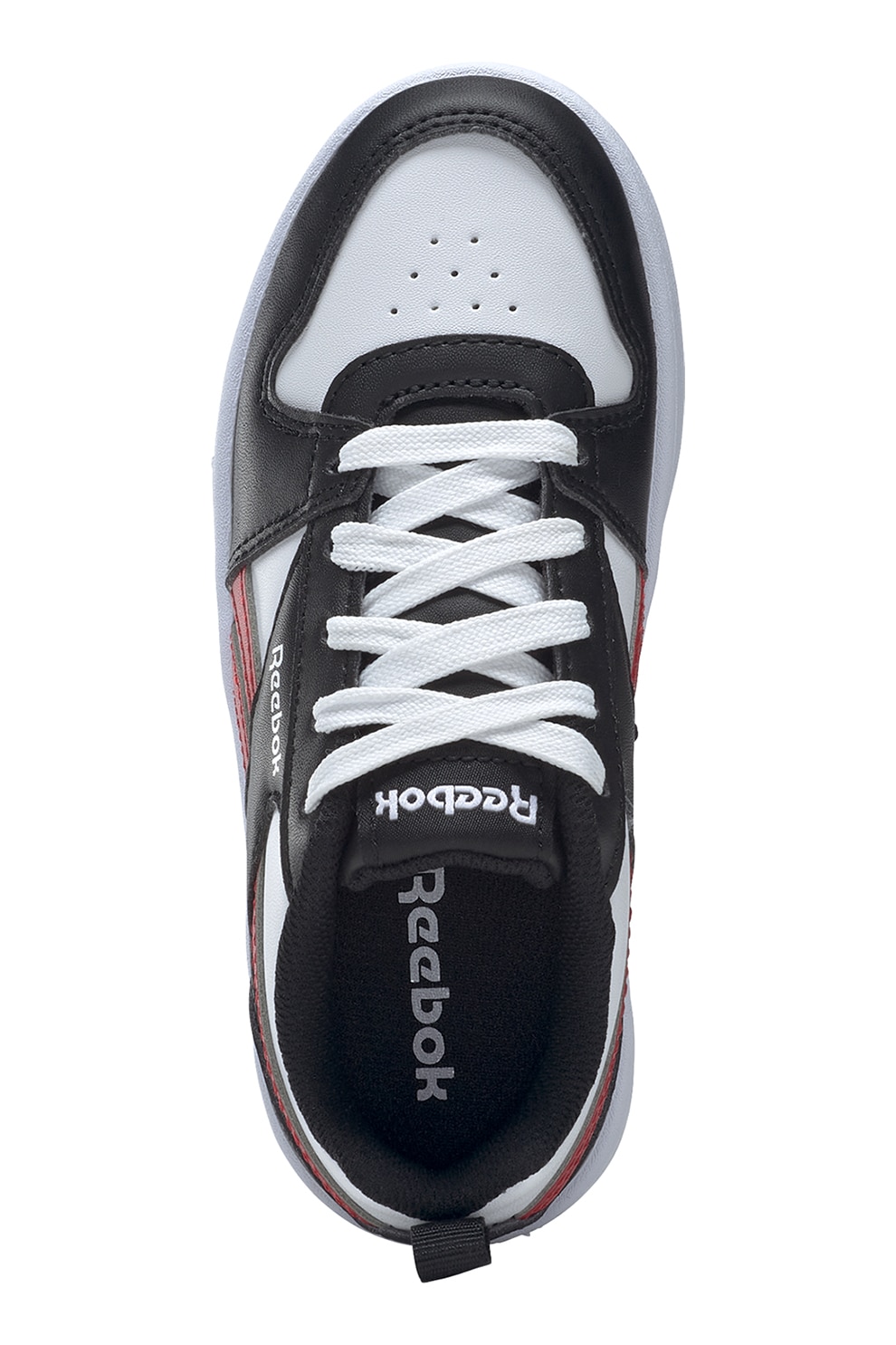 Reebok, Royal Prime 2 colorblock dizájnos műbőr sneaker, Fekete/Fehér ...
