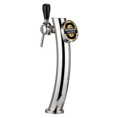 Coloana dozator bere, model Adria, realizat complet din crom, 750 ml ...