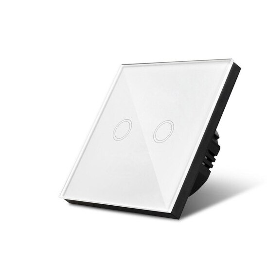 Intrerupator cu touch dublu alb - eMAG.ro