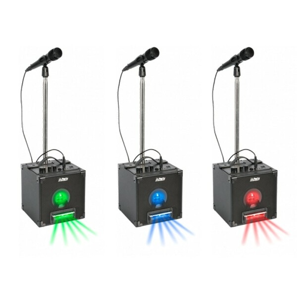 Boxa cu sistem karaoke si microfon Party Singer - eMAG.ro