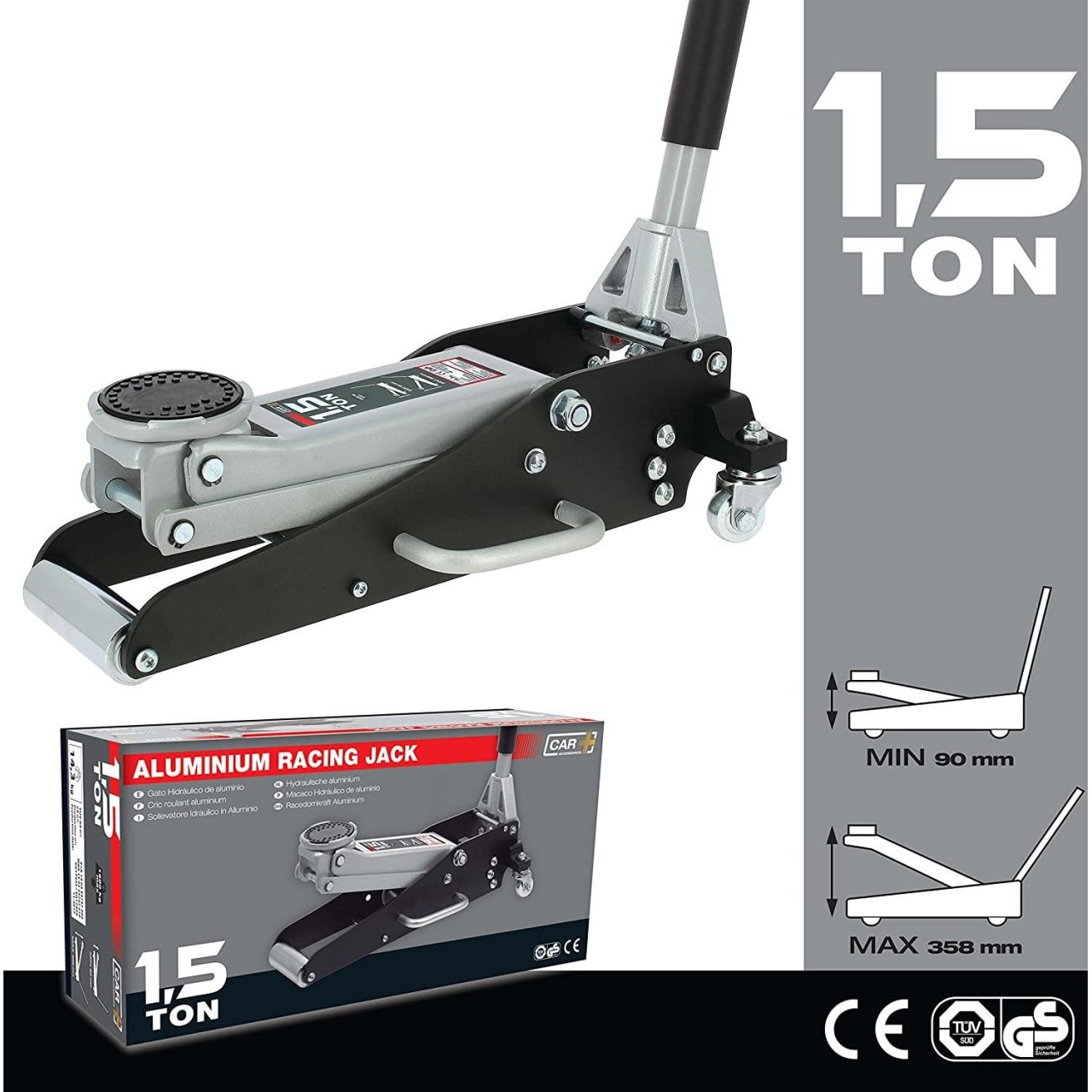 Alligator Jack 1.5T, 90-358mm, NASCAR RaceJak Car+ - eMAG.bg