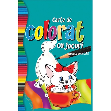 Carte colorat cu jocuri, Carte colorat - eMAG.ro