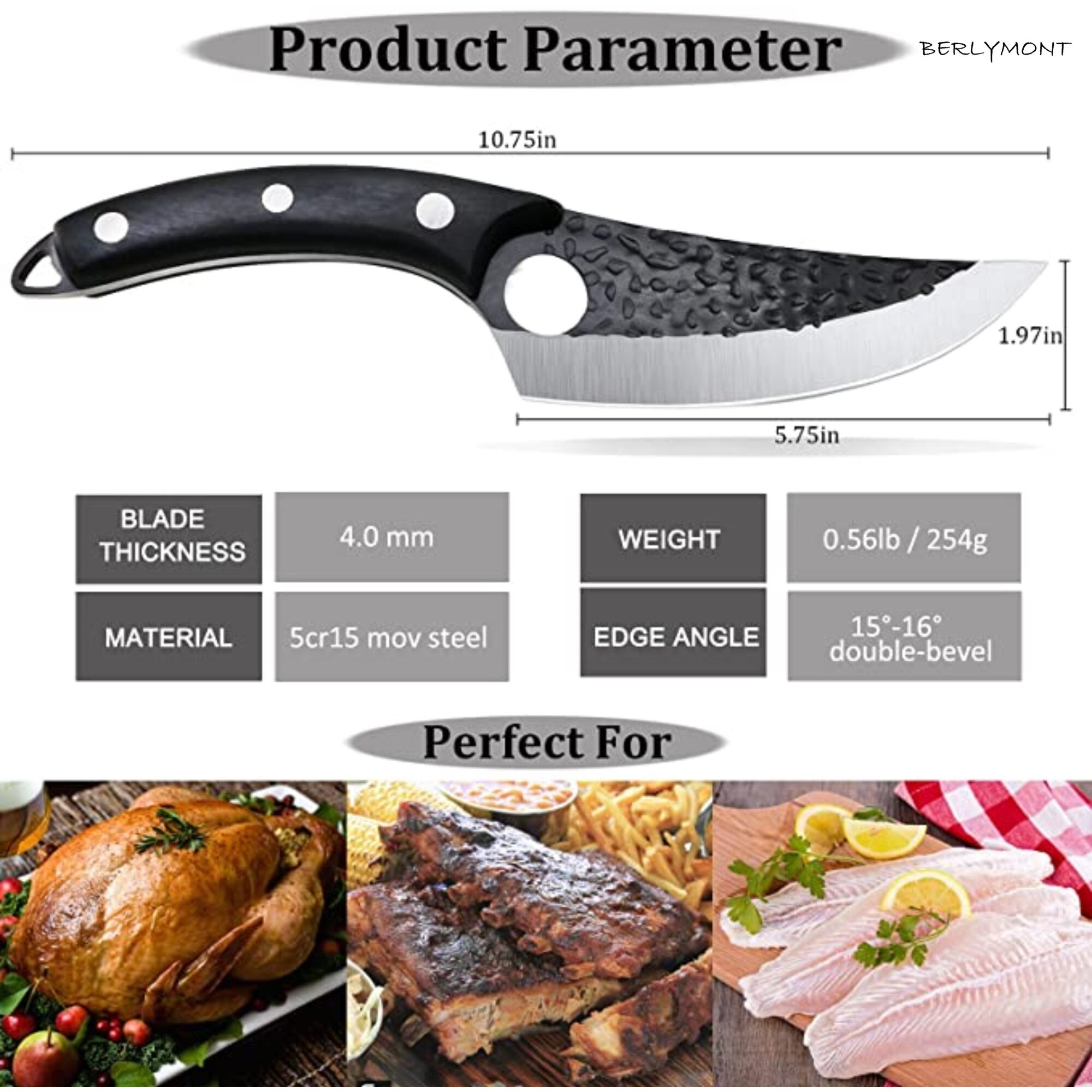 Set Cutite bucatarie, Cutit macelar, Cutit japonez forjat manual, Full ...