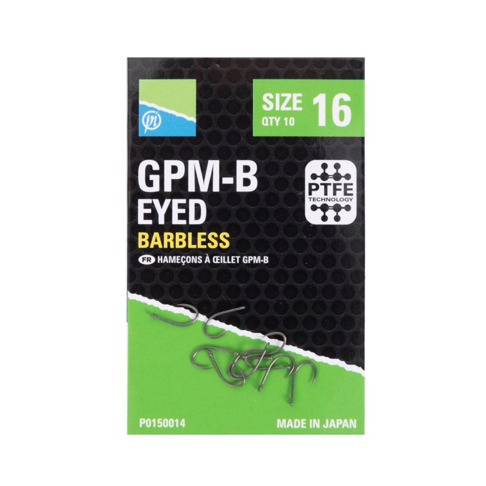 Set 10 Carlige GPM-B Hooks size 16 - Eyed - eMAG.ro