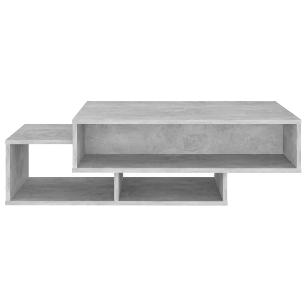 Masuta de cafea, Decor sufragerie/living, gri beton, 105x55x32 cm, PAL ...