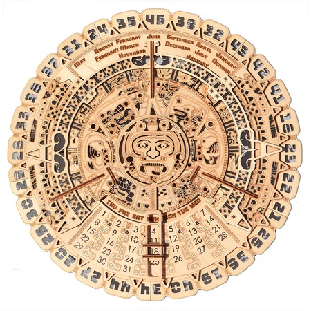 Puzzle 3D Mecanic, Calendar Maya, 73 piese - eMAG.ro