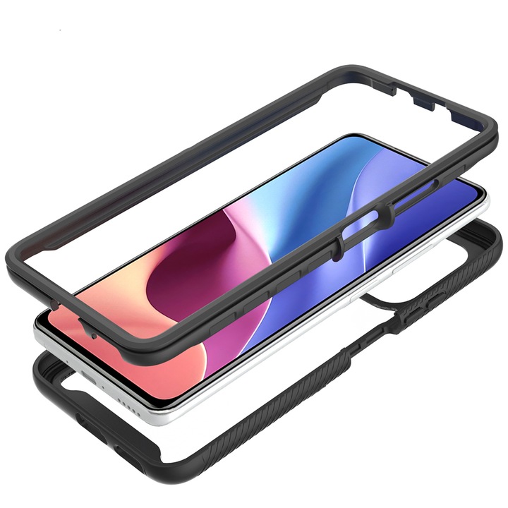 Husa 360 Max Defence compatibila cu Samsung Galaxy A13 4G, Protectie ...