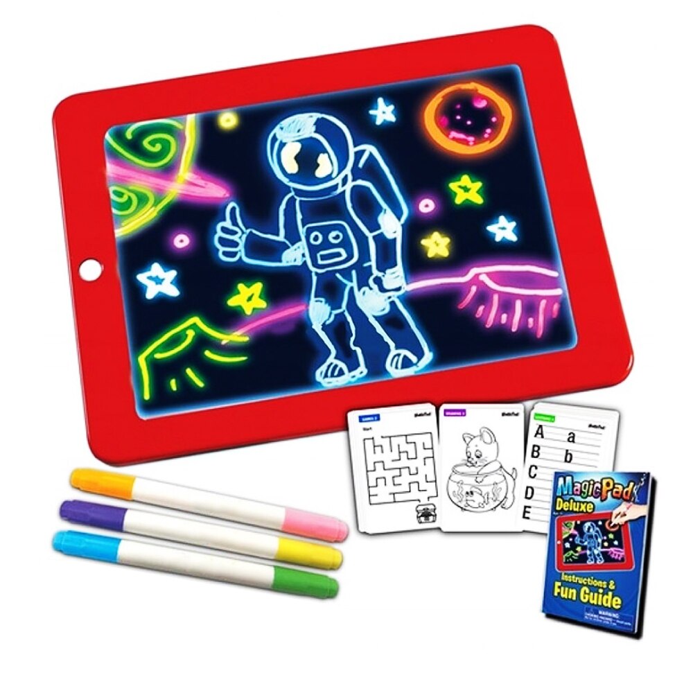 Tableta de Desen Zenuk® - Magic Pad, 8 Efecte de Lumini, SketchBoard ...
