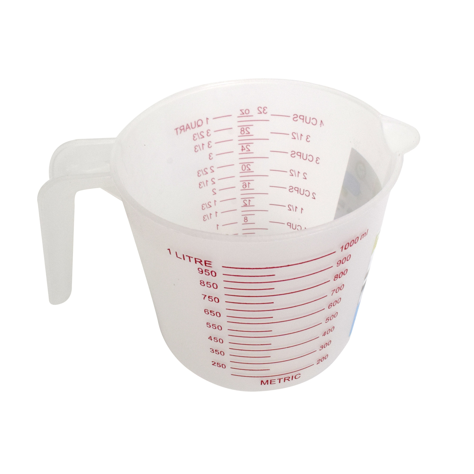 Set 3 cani gradate din plastic,0,25 l,0.50 l,1,00 l, Elegance - eMAG.ro