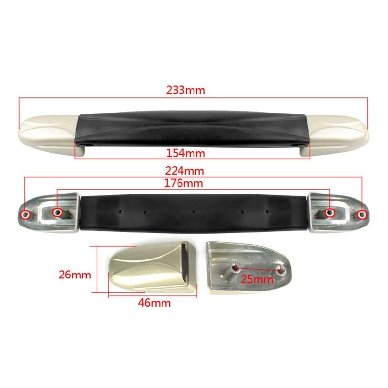 Maner troler GOGOU, Plastic/Aliaj de zinc, 233 mm, Negru/Auriu - eMAG.ro