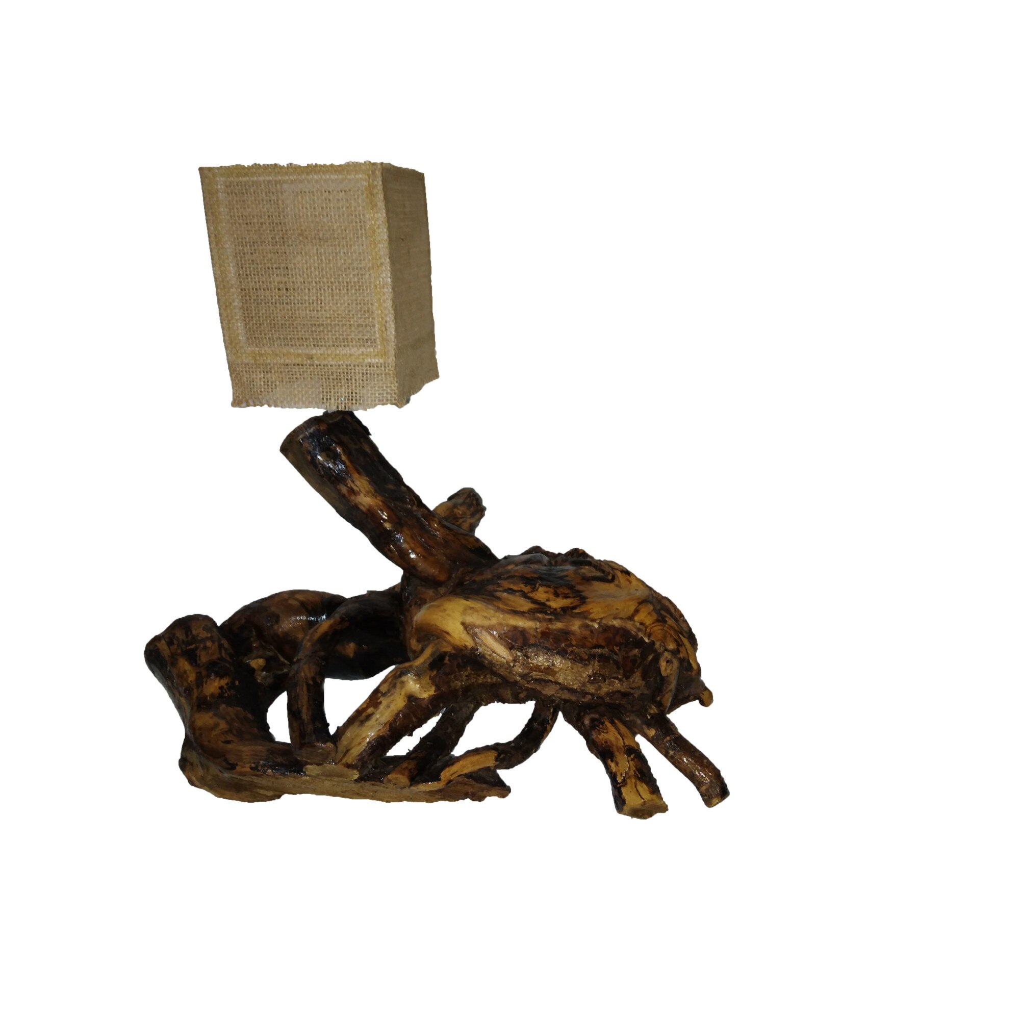 Produs artizanat veioza rustica handmade lemn model 12 - eMAG.ro