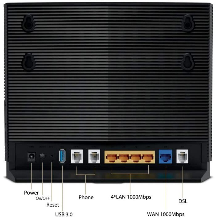 Router wireless TP-Link VC420-G3V, Dual-Band, Super VDSL, USB 3.0 ...
