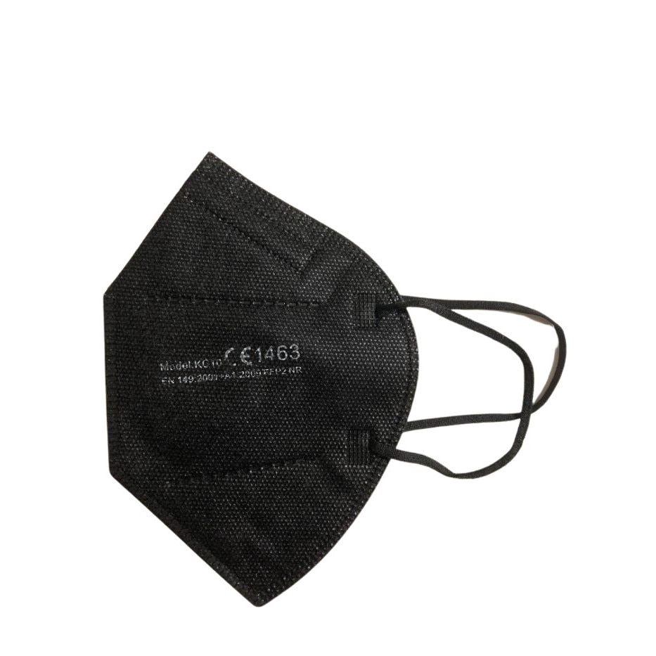 Set 10 Masti FFP2 cu Valva/Supapa, Negru, Conforma cu CE 1463 - eMAG.ro