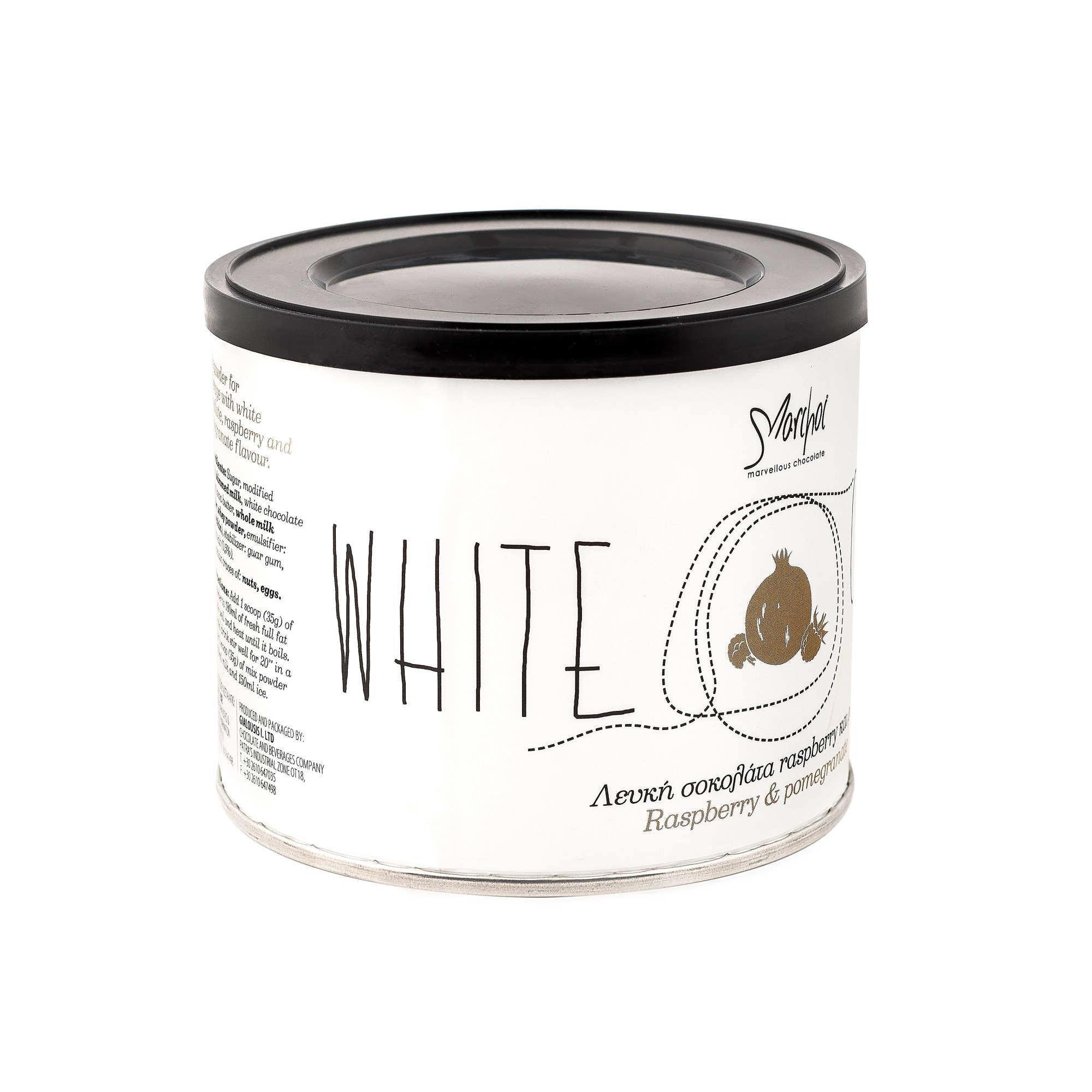 Ciocolata calda Marchoc, zmeura si rodiile, 360 g - eMAG.ro