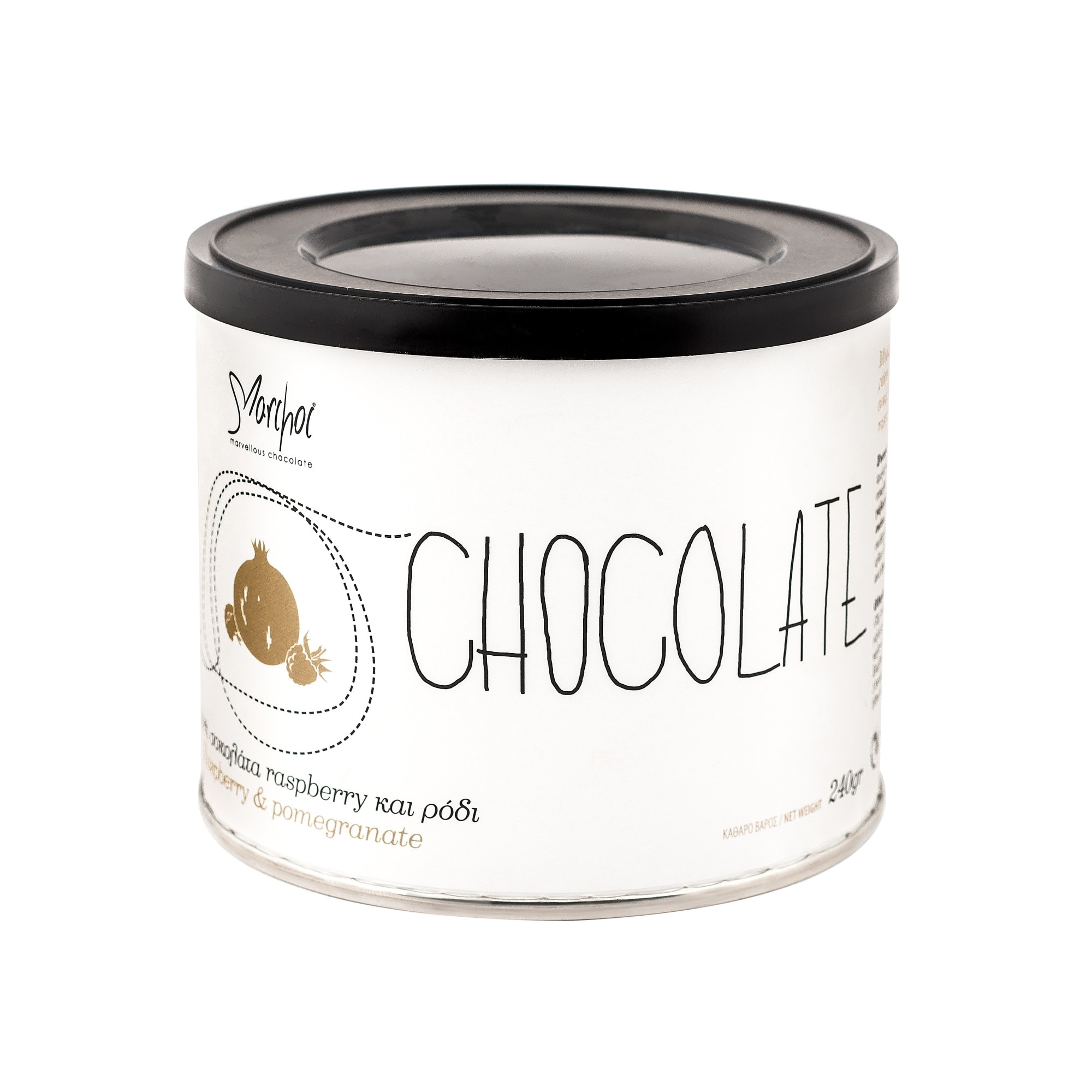 Ciocolata calda Marchoc, zmeura si rodiile, 360 g - eMAG.ro