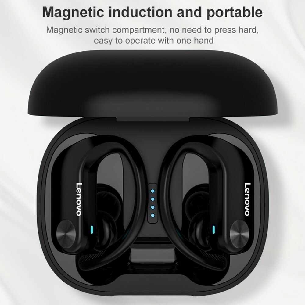 Casti Wireless fara fir Lenovo LivePods LP7 TWS Bluetooth 5.0 Earbuds, Negru - eMAG.ro