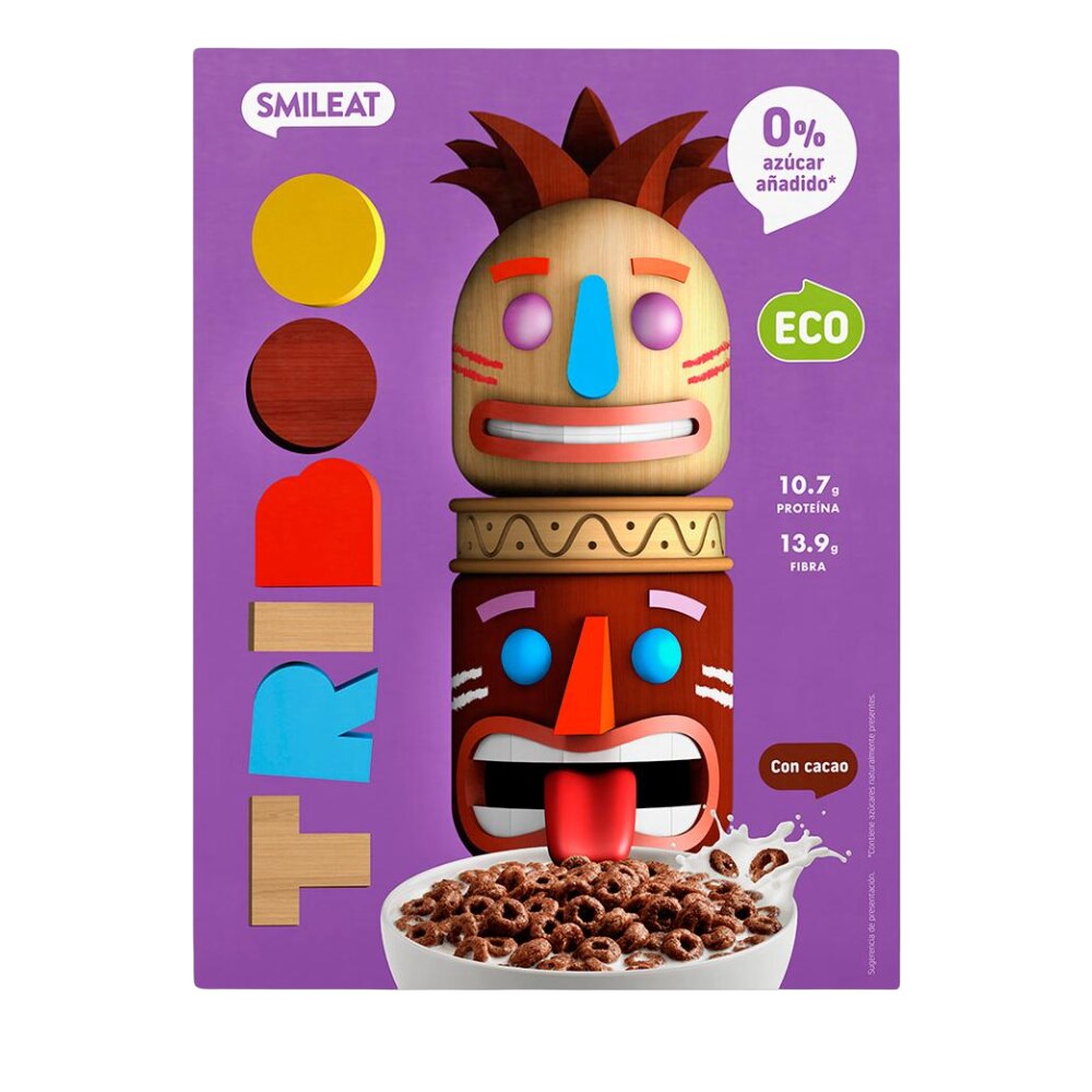 Cereale bio expandate fara zahar cu gust de ciocolata, ineluse Triboo ...