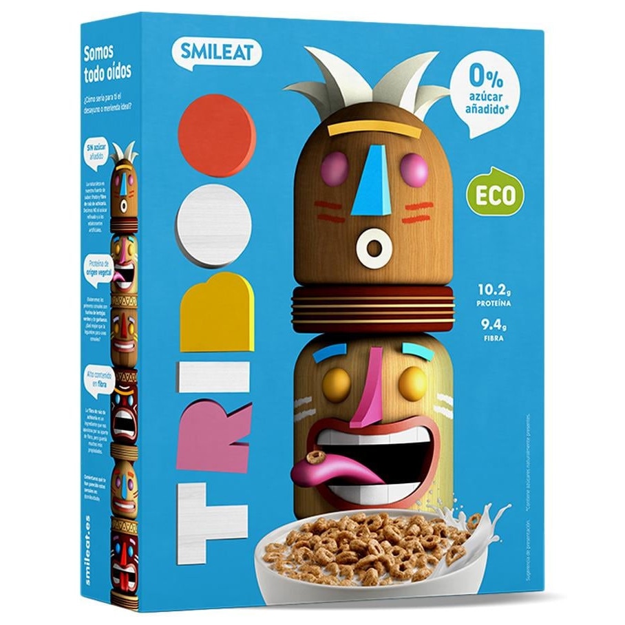 Cereale BIO expandate fara zahar, ineluse Triboo Smileat, 300 g - eMAG.ro