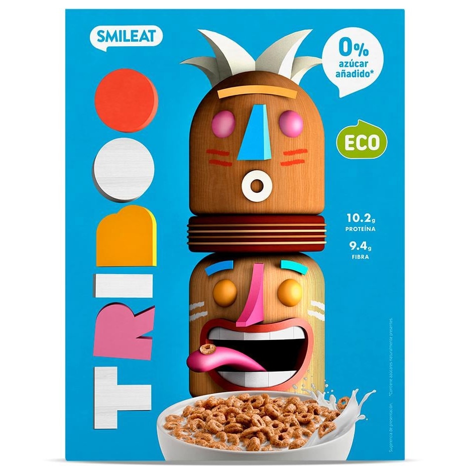 Cereale BIO expandate fara zahar, ineluse Triboo Smileat, 300 g - eMAG.ro