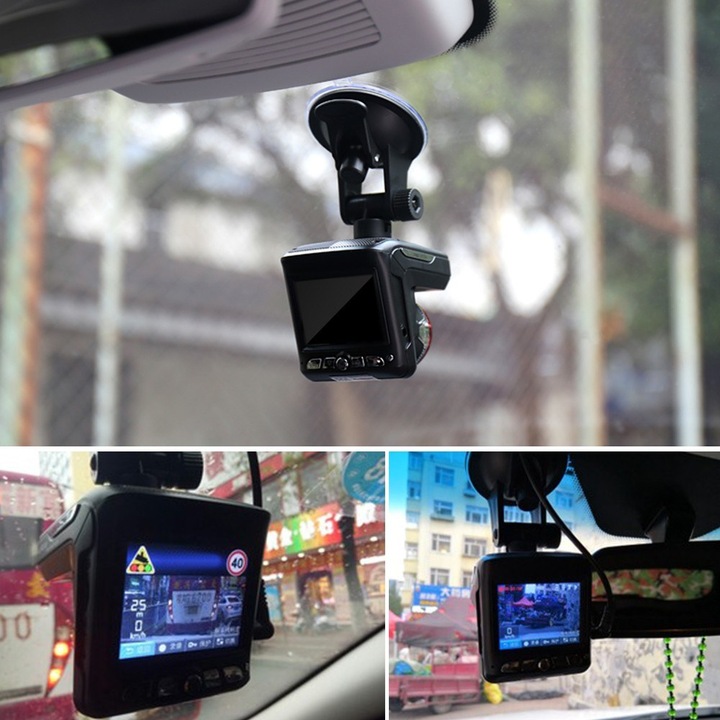 Camera Auto cu Detector de radar integrat X7 - eMAG.ro