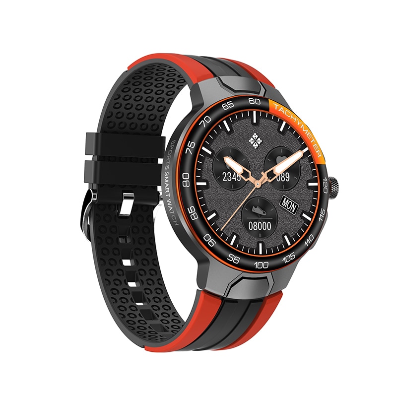 Ceas smartwatch Pyramid® E15, sport, display IPS 1.28 inch, waterproof ...