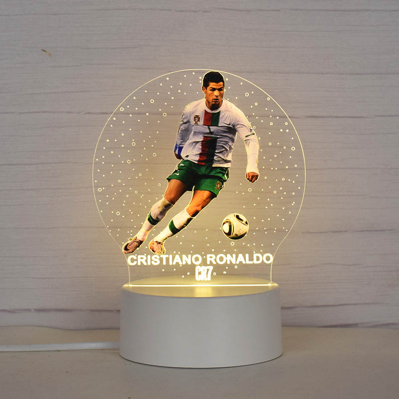 Lampa De Veghe LED, Cristiano Ronaldo, 16 Culori, cu telecomanda ...