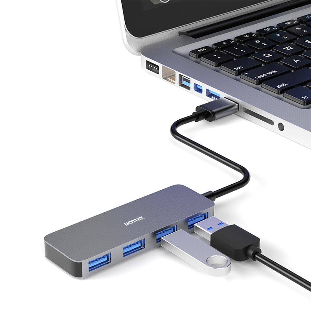 Hub adaptor Motrix® 1xUSB 3.0 la 4xUSB 3.0 - eMAG.ro