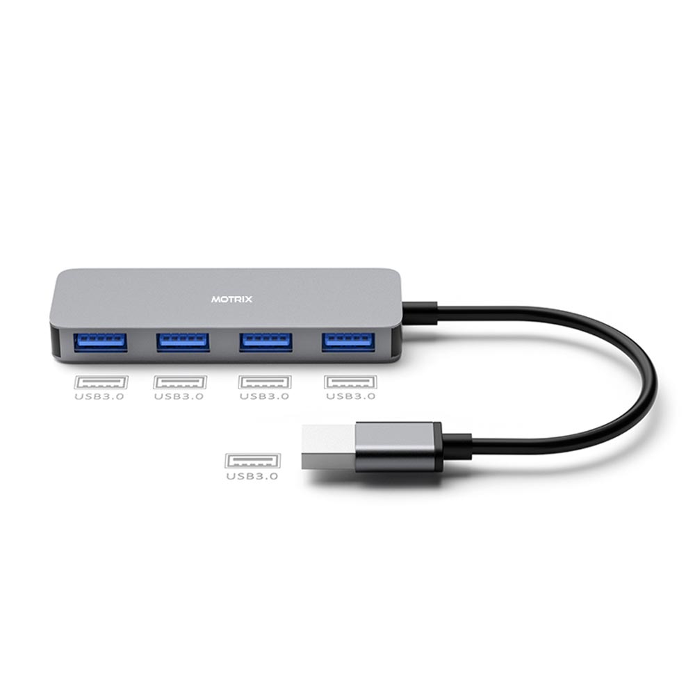 Hub adaptor Motrix® 1xUSB 3.0 la 4xUSB 3.0 - eMAG.ro