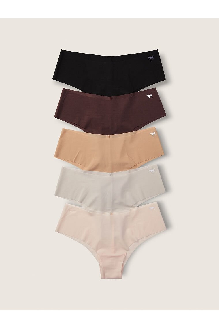 Chiloti semi Victoria's Secret, 5-Pack No-Show Cheekster, Multicolori ...