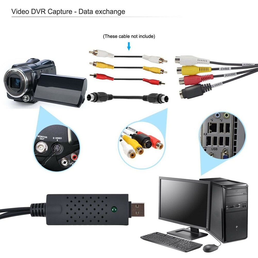 Adaptor SeLgurFos, USB2.0, VHS la DVD, Negru - eMAG.ro