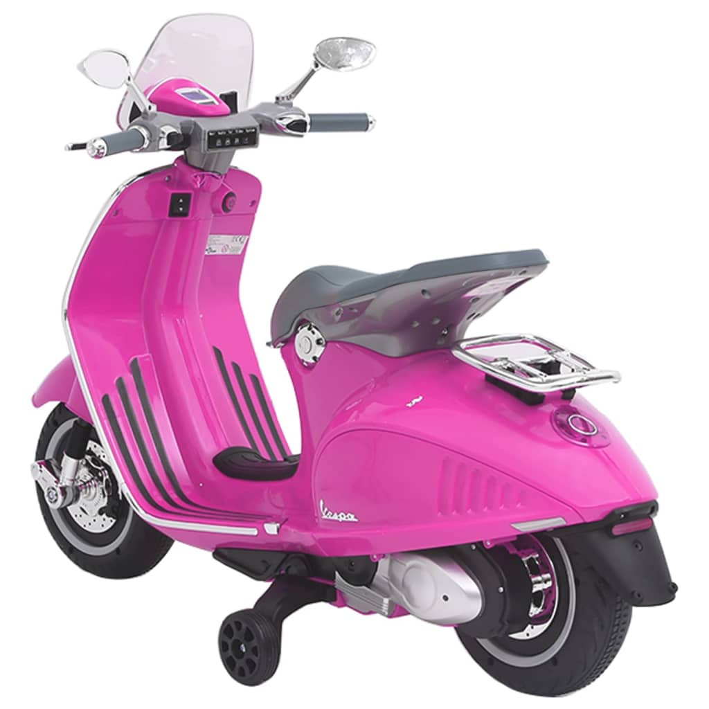 Motocicleta electrica pentru copii Vespa GTS300 vidaXL, Roz, GTS300 ...