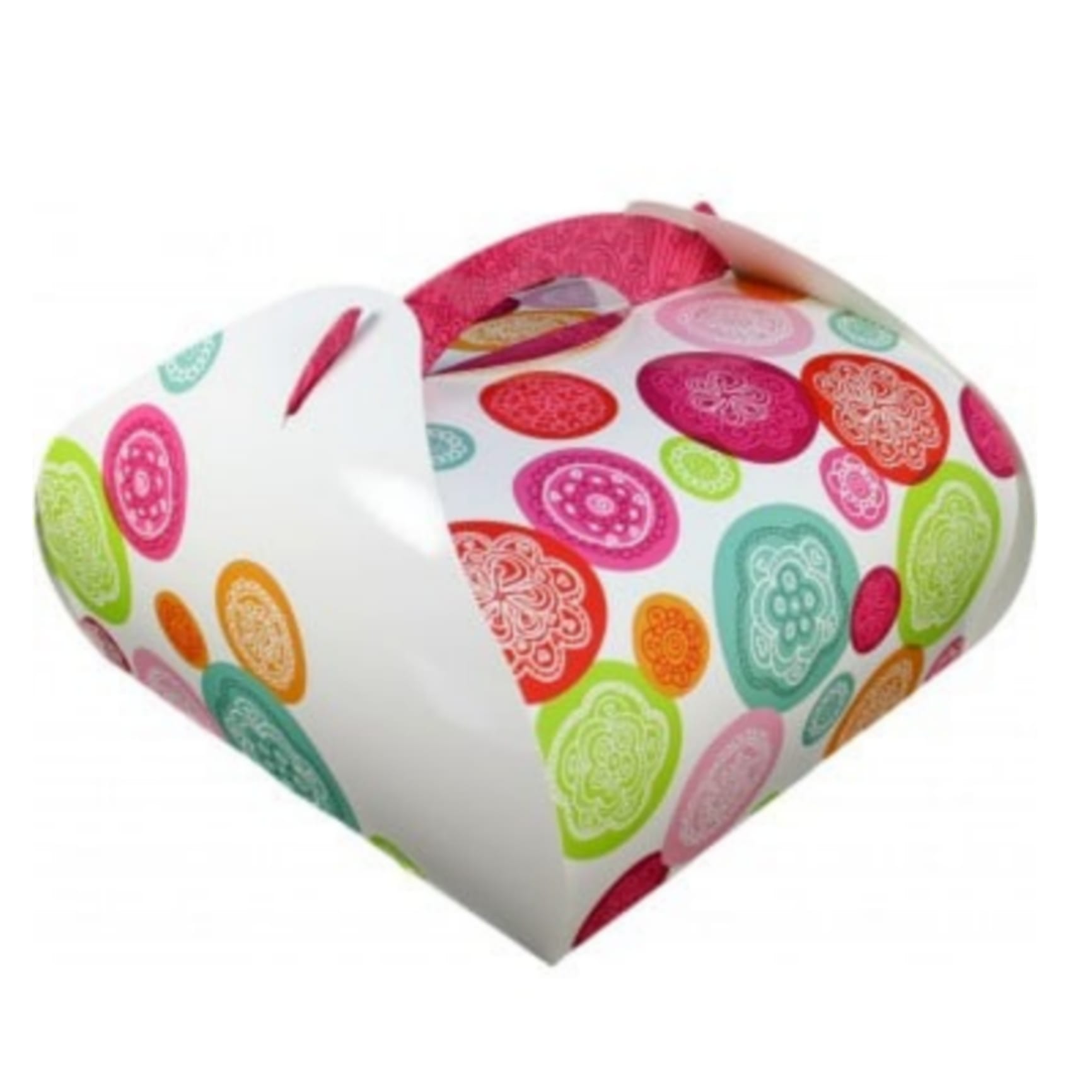 Set cutii de carton colorat pentru tort si prajituri,25 buc, dimensiune ...