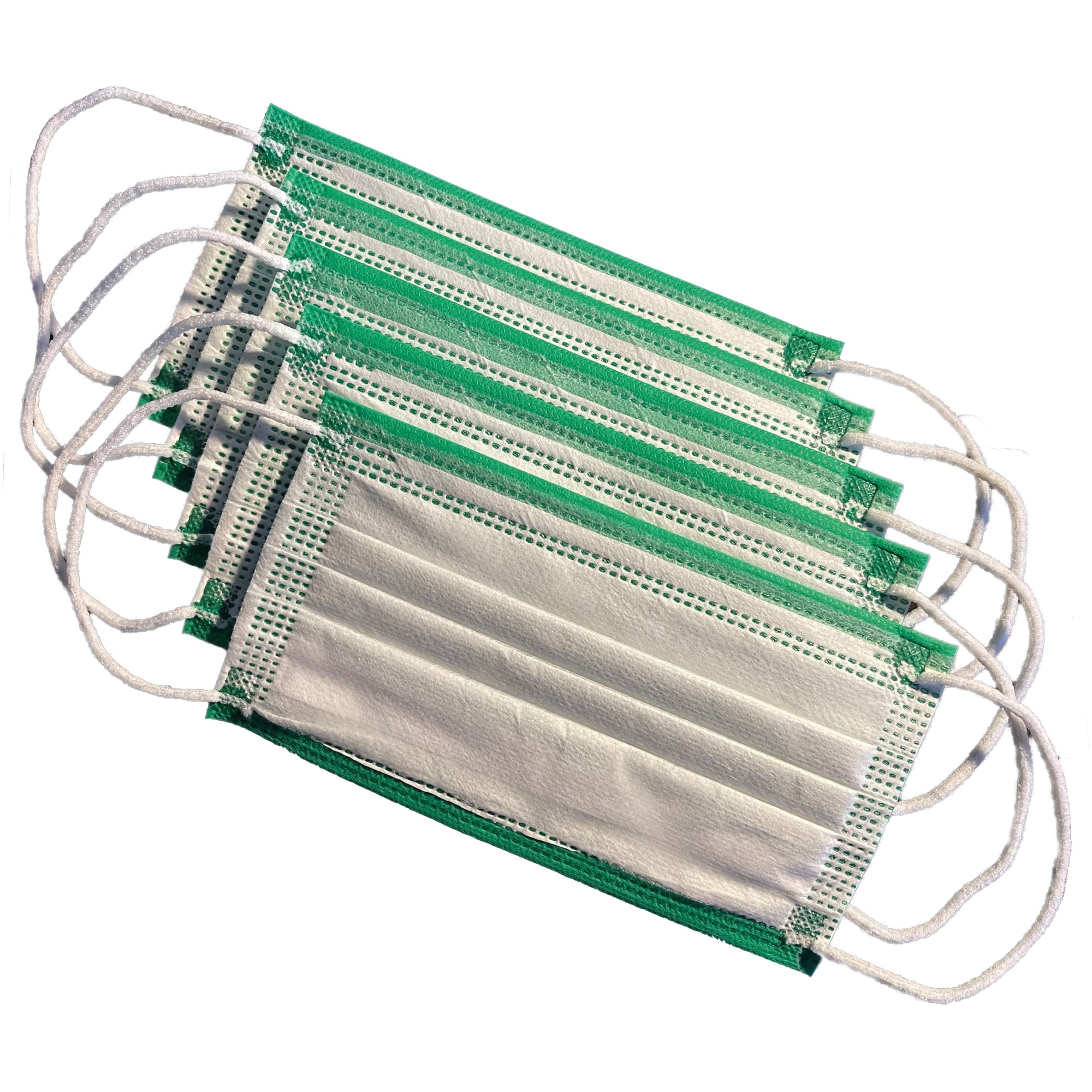 Set Masca Medicala TOVSAT, 4 straturi, BFE98%, TIp IIR - MINT- VERDE ...