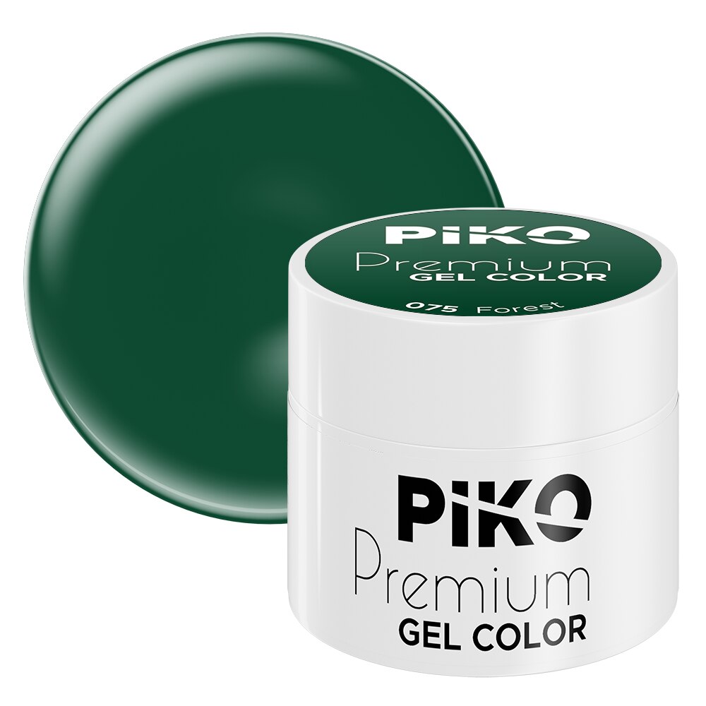 Gel color Piko, Premium, 5g, 075 Green - eMAG.ro